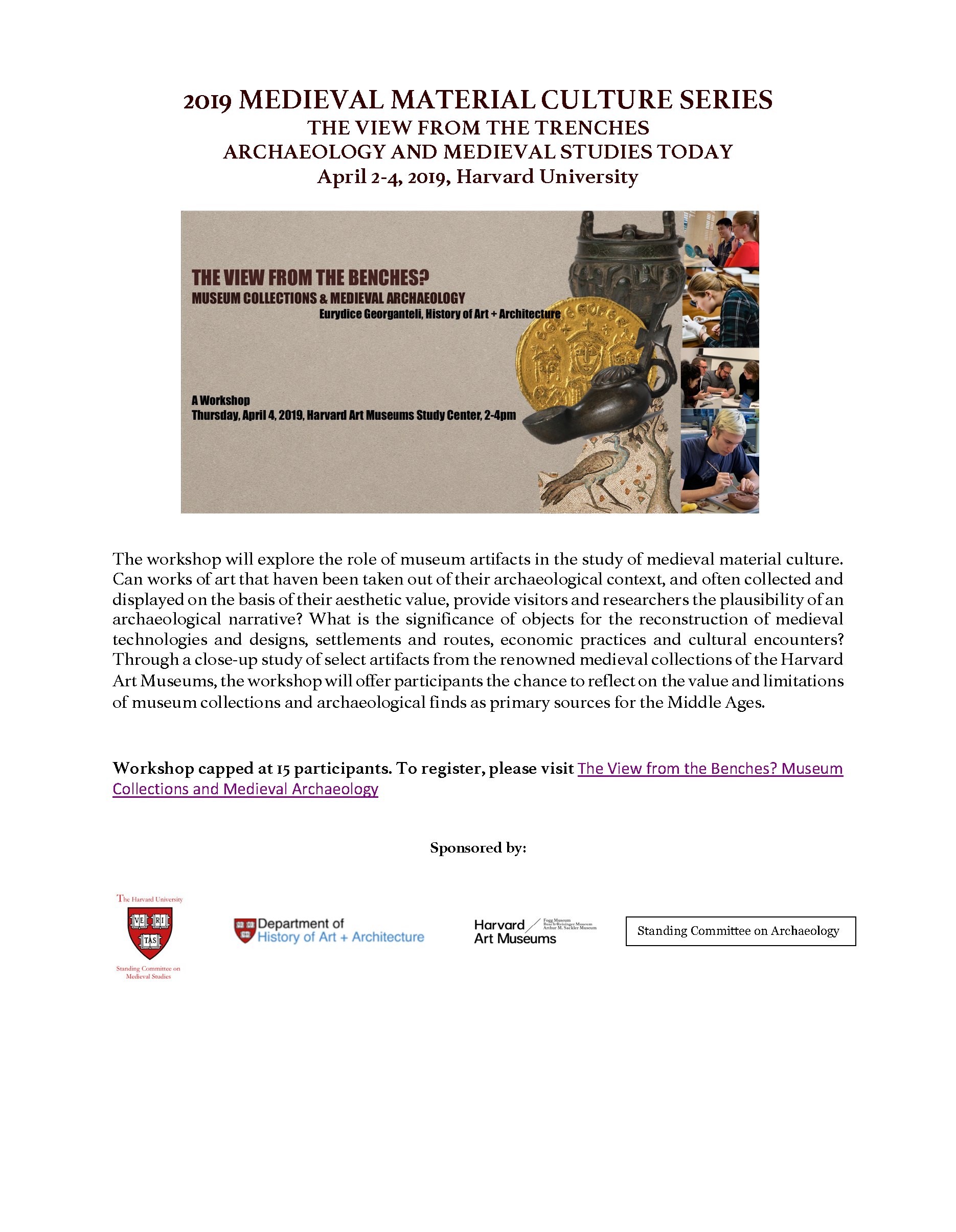 2019 Medieval Material Culture Series - Museum Collections & Medieval ...